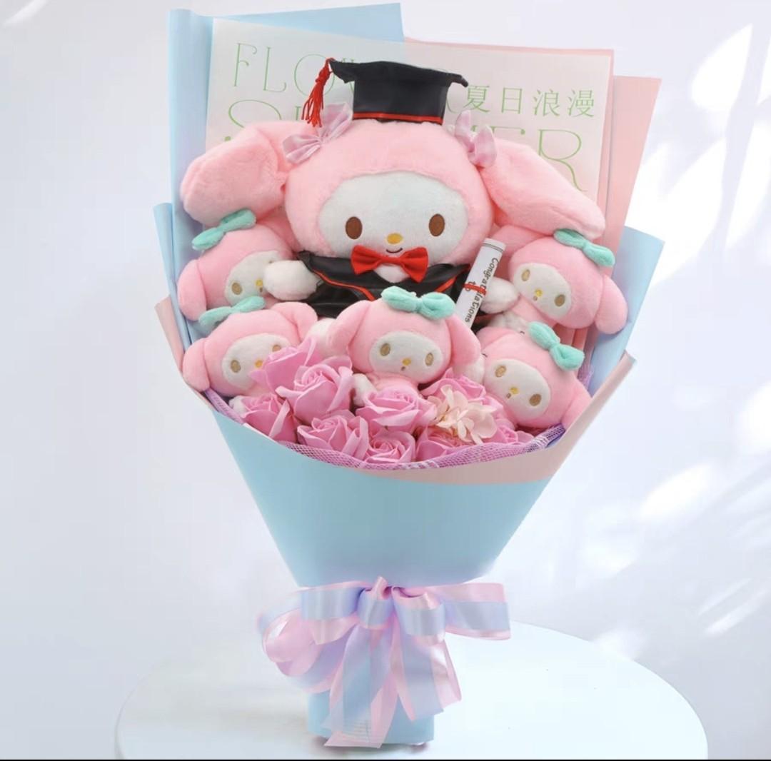 Bouquet : Graduation ( Peppa Pig / Snoopy / AnPan / Cinnamoroll ...