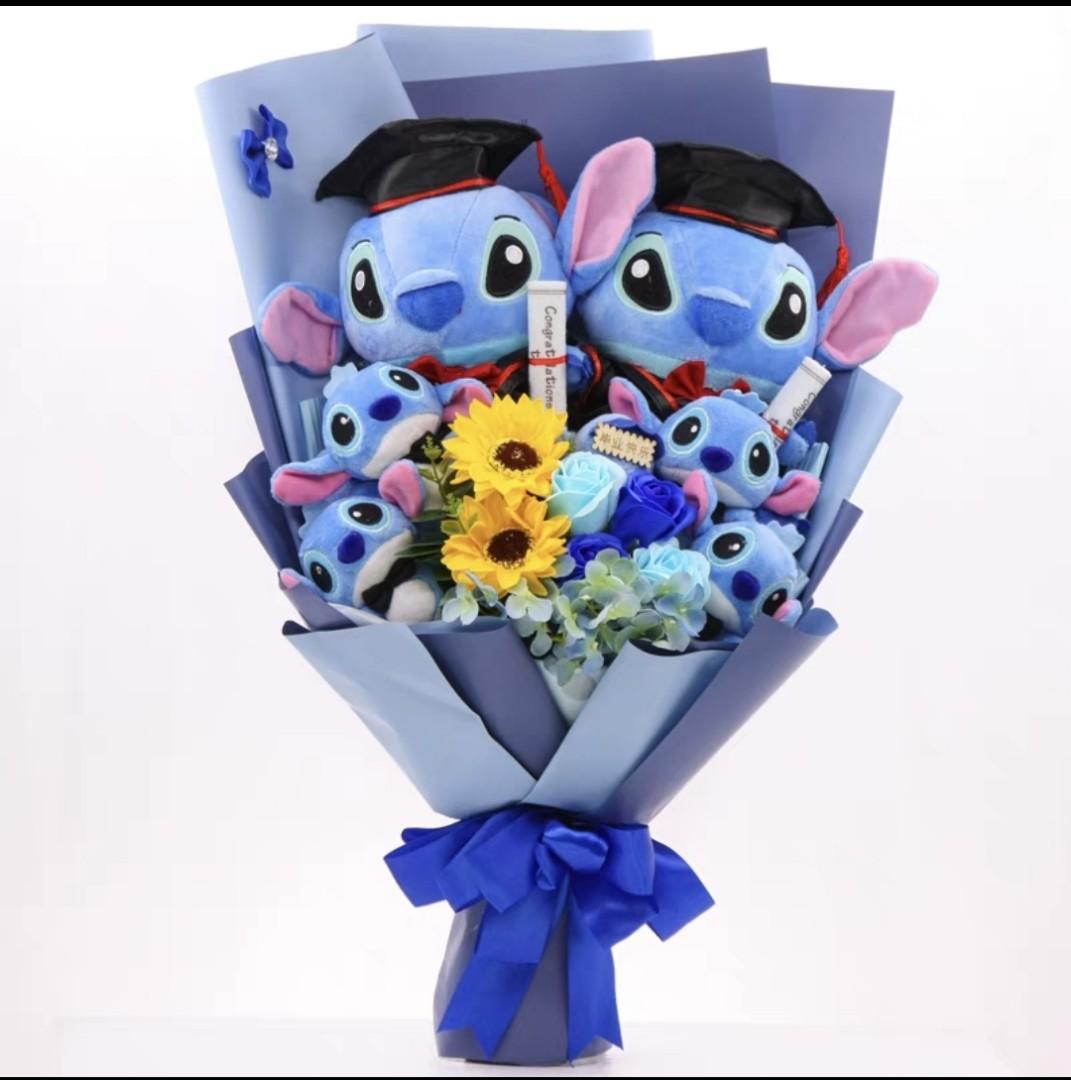 Bouquet : Graduation ( Peppa Pig / Snoopy / AnPan / Cinnamoroll ...