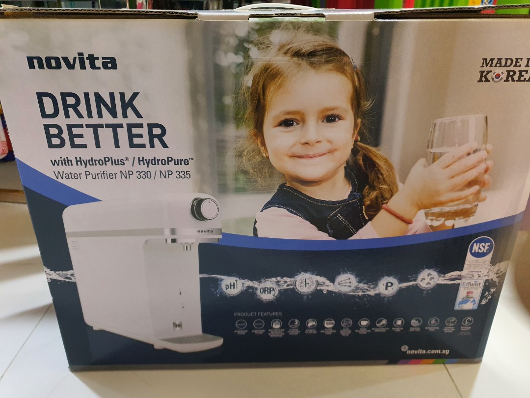 Brand New Novita Countertop Water Purifier NP330, Furniture & Home ...