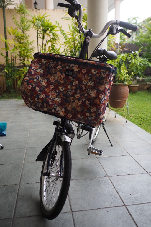 Brompton Basket Bag made with Liberty Fabric, Sports Equipment ...