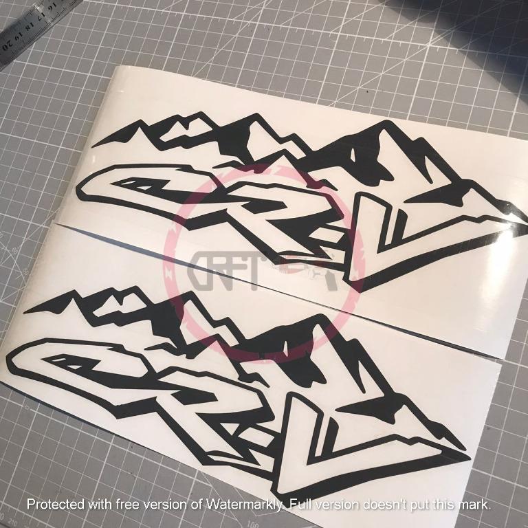 CFS325 Hill Honda Crv Cr-v Rd1 Rd2 Rd3 Rd4 Rd5 Rd6 Rd7 Rd8 Rd9 2X pcs ...