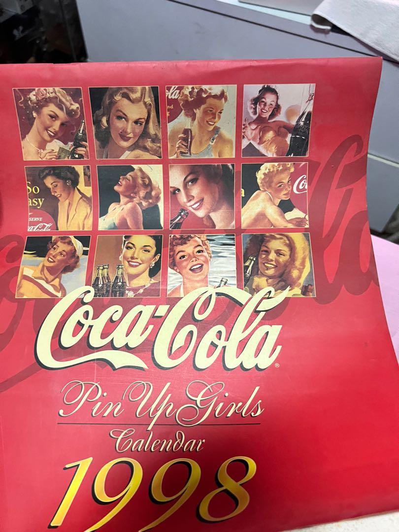 Coca Cola vintage 1998 calendar coke pin up girls, Hobbies & Toys ...