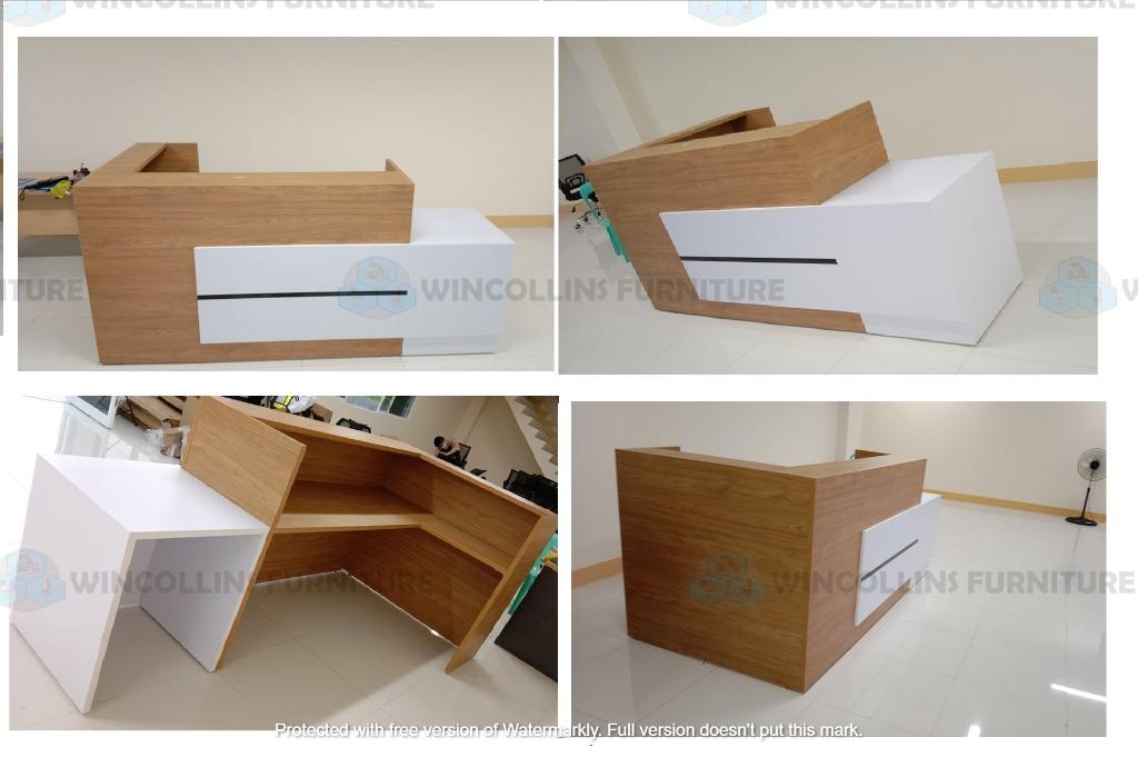 ,.;CUSTOMIZED RECEPTION TABLE.;;, Furniture & Home Living, Office ...