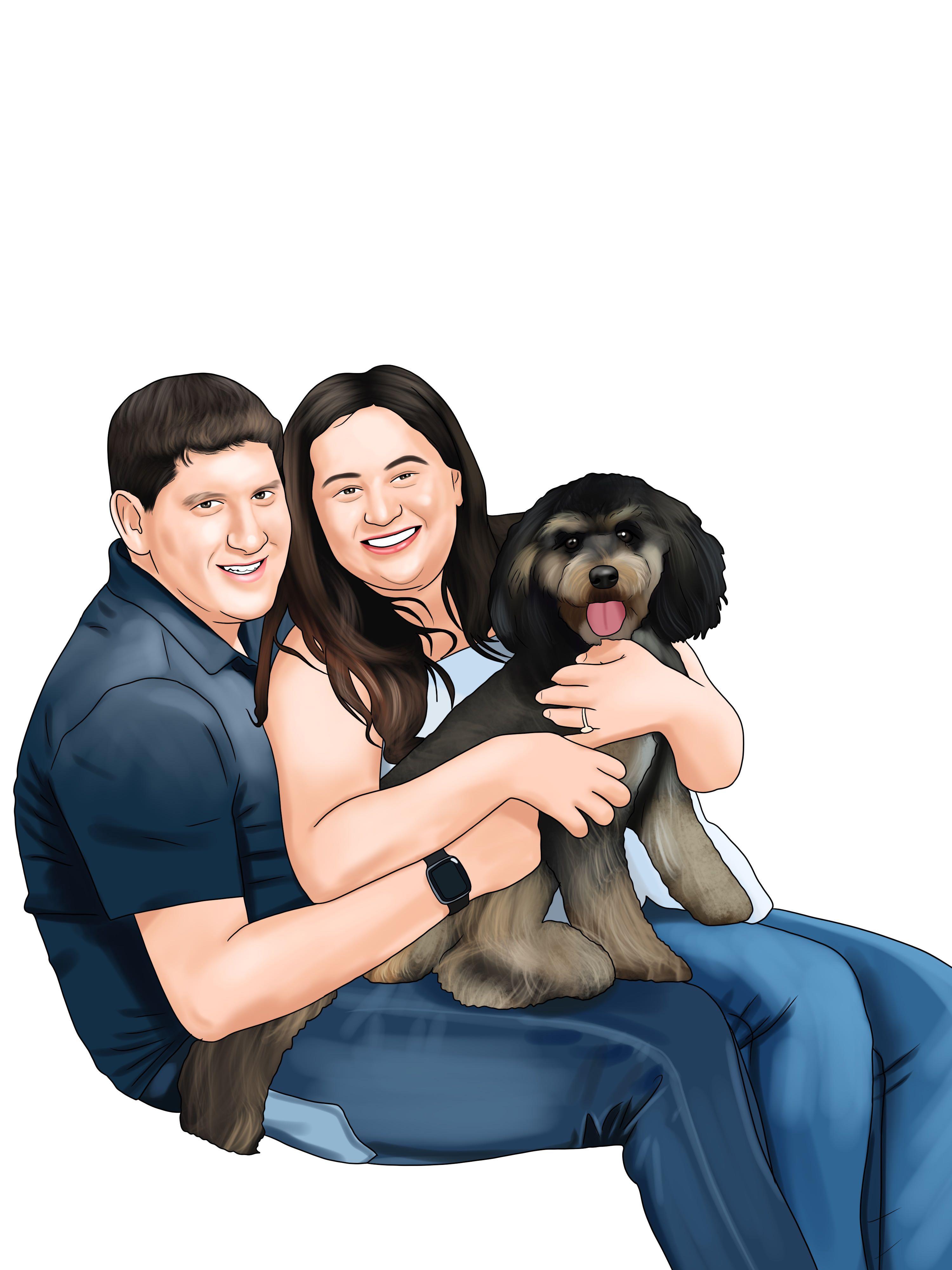(Commission) Digital cartoon style drawing! Only digital file. Free ...