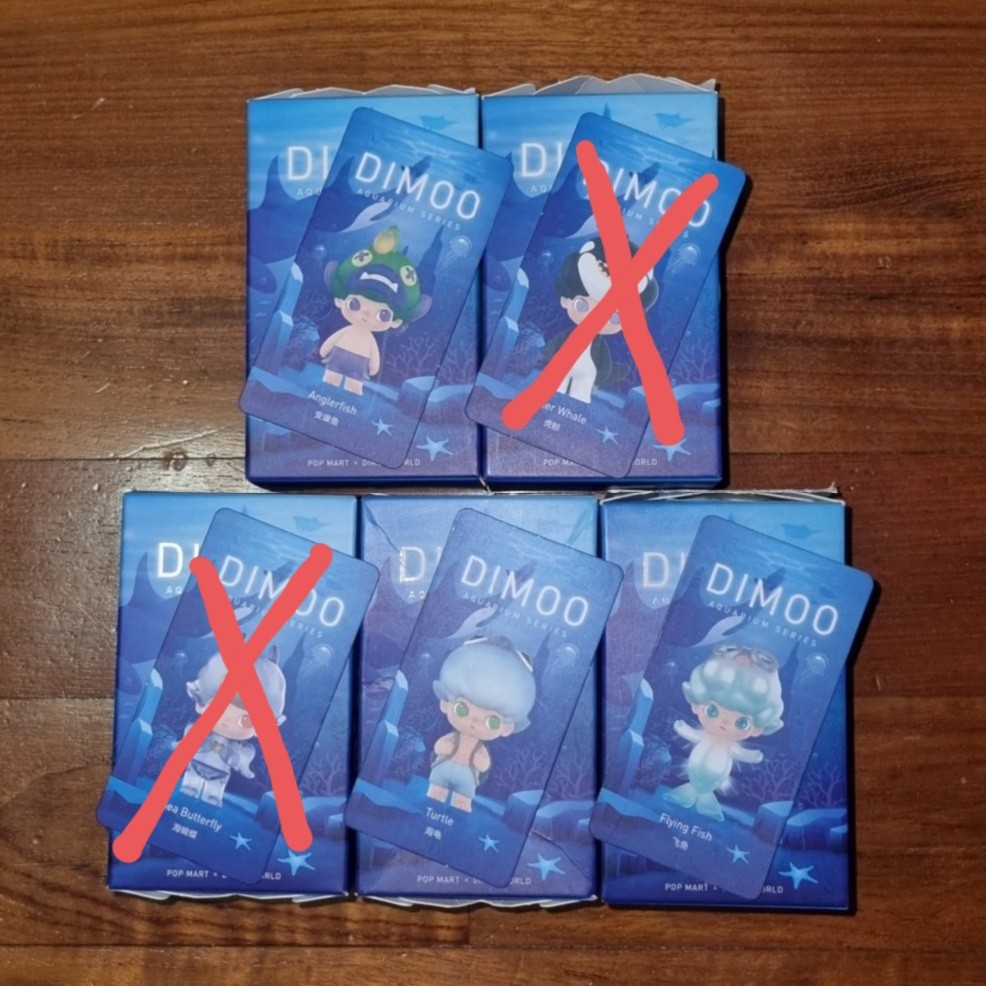 Dimoo Flying Fish, Turtle, Anglerfish, Hobbies & Toys, Toys & Games on ...