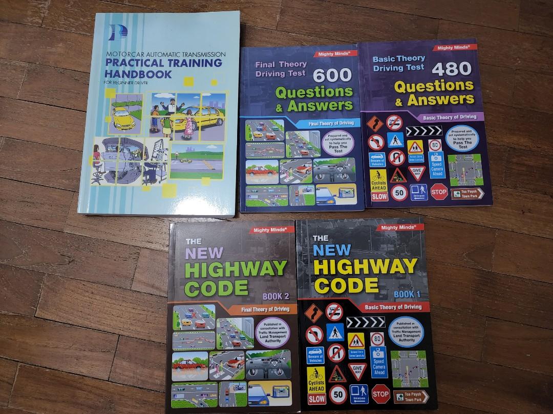 Driving Books Full Set (Practical Training Handbook, The New Highway ...