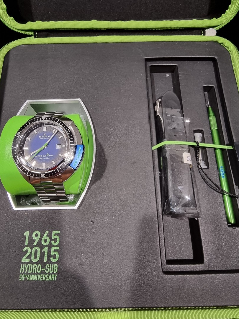 Edox Hydro-Sub 50th Anniversary, Luxury, Watches on Carousell