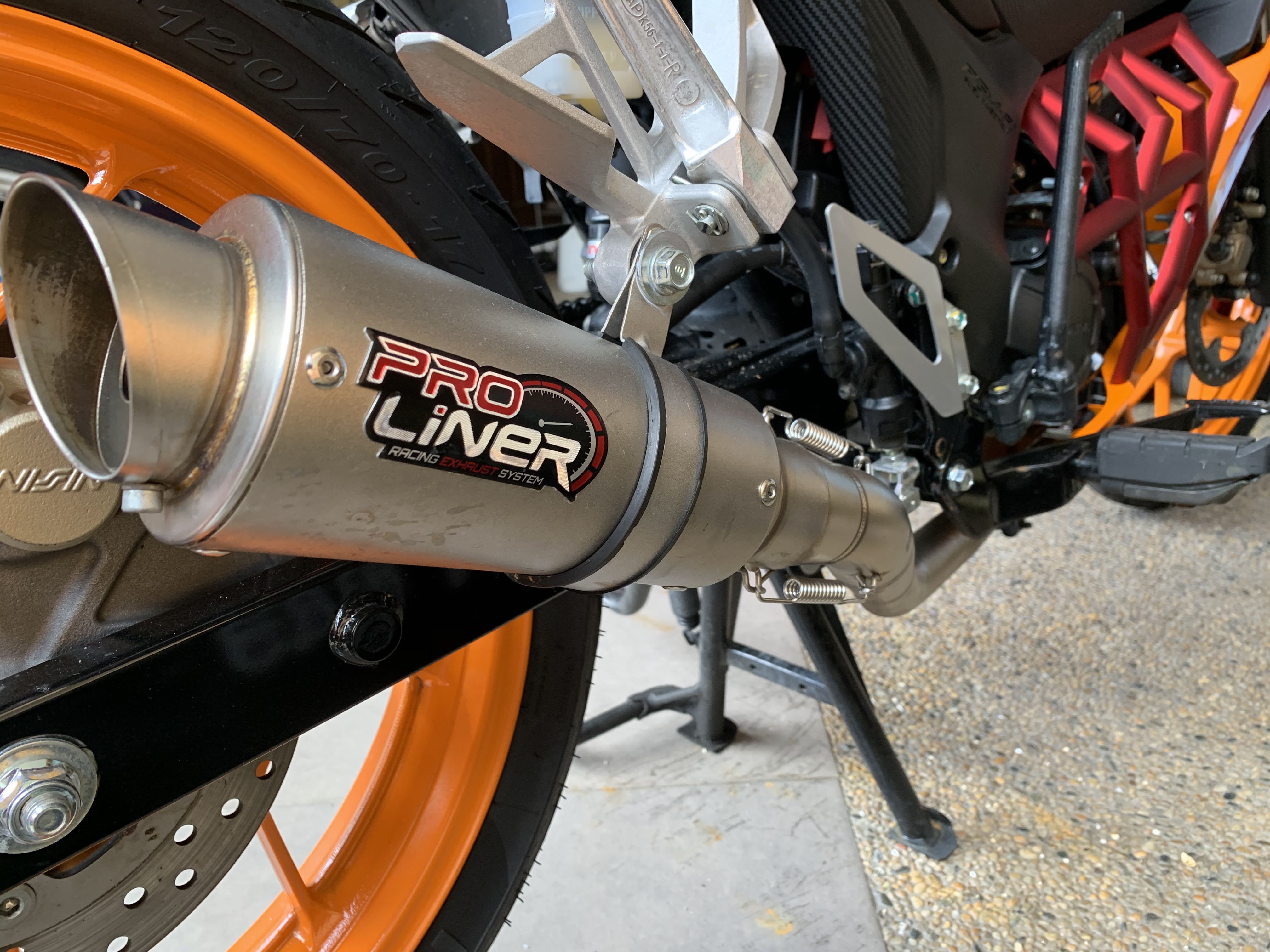 Exhaust Open PROLINER TR 1 Honda RS150R, Motorbikes on Carousell