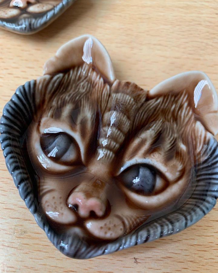 Face Cat Wade Porcelain Made in England wall decor, Hobbies & Toys ...