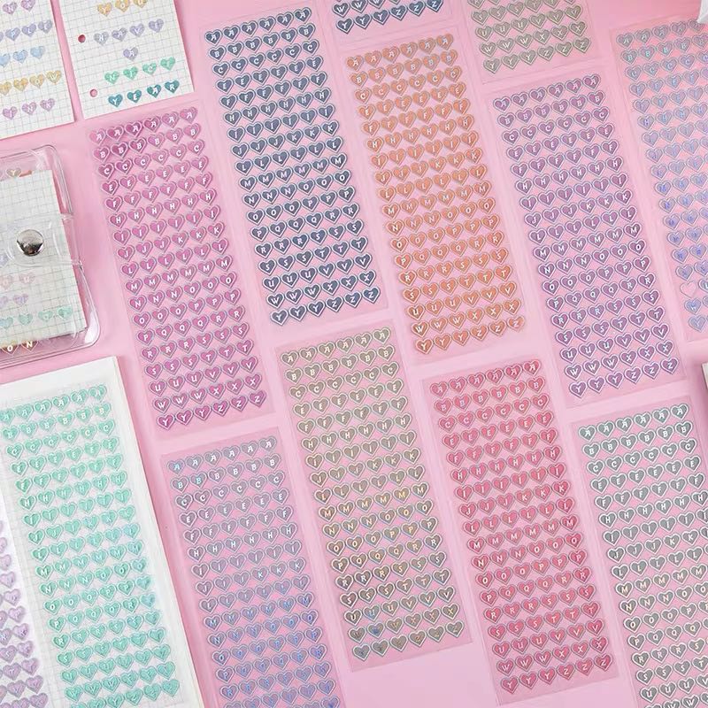 (FAST PO) Alphabet Stickers for Toploader, Hobbies & Toys, Stationery ...