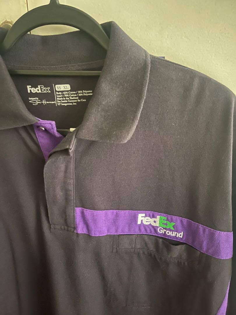 FEDEX uniform polo shirt by STAN HERMAN size XL, Men's Fashion, Tops ...