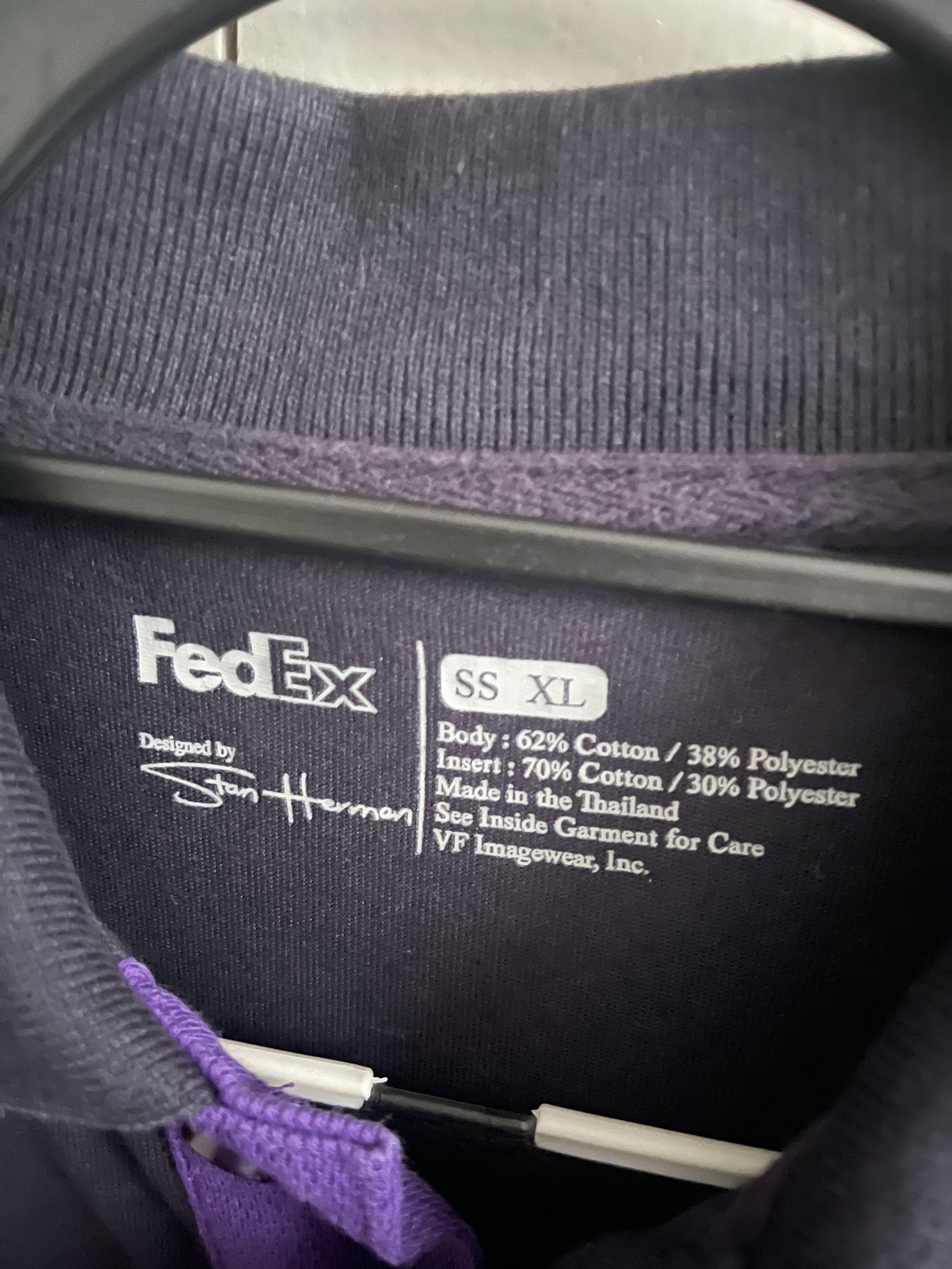FEDEX uniform polo shirt by STAN HERMAN size XL, Men's Fashion, Tops ...