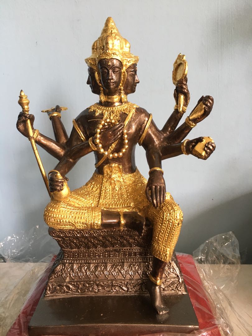 New item -Four faced God Statue ,Phra Phrom) / Brahma, Hobbies & Toys ...