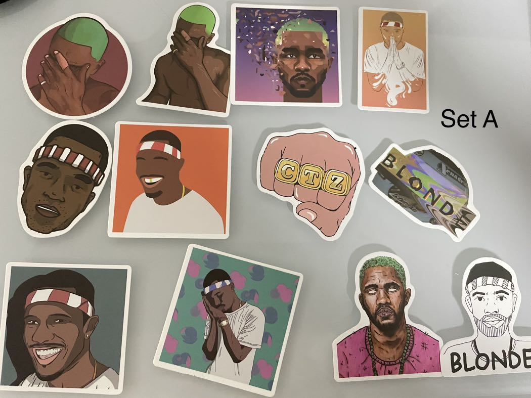 Frank Ocean stickers (waterproof), Everything Else, Others on Carousell