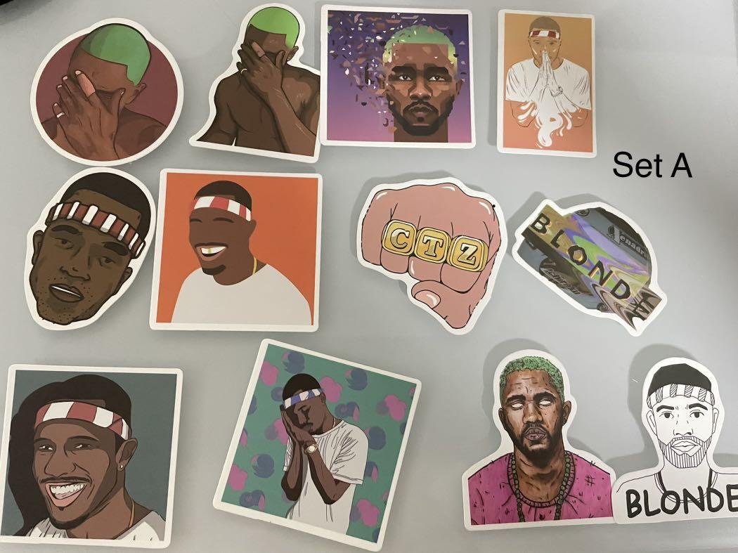 Frank Ocean stickers (waterproof), Everything Else, Others on Carousell