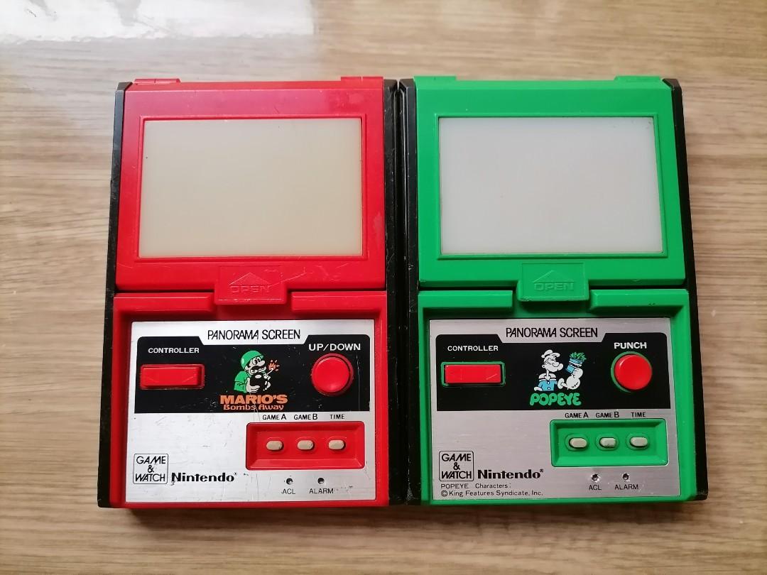 Game and watch panorama Popeye,,Mario's bombs away, Video Gaming, Video ...