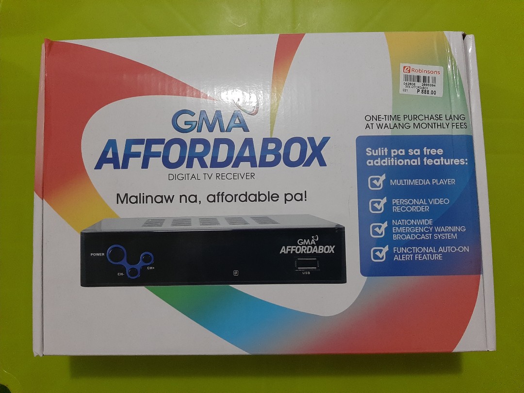 GMA AFFORDABOX, TV & Home Appliances, TV & Entertainment, TV Parts ...