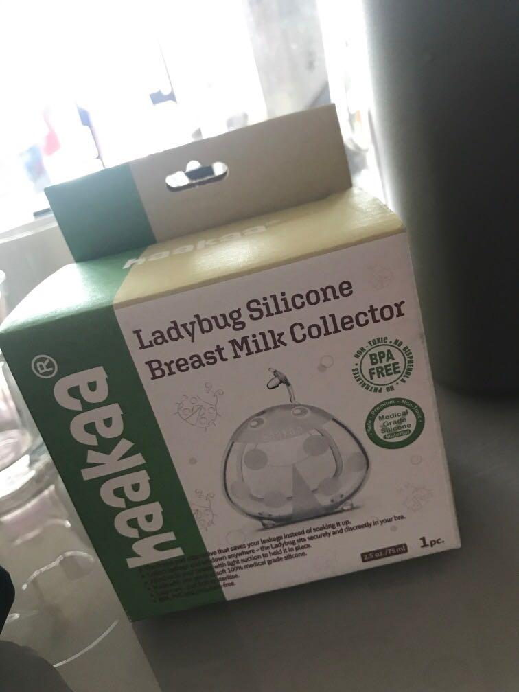 Haakaa ladybug milk collector, Babies & Kids, Nursing & Feeding ...