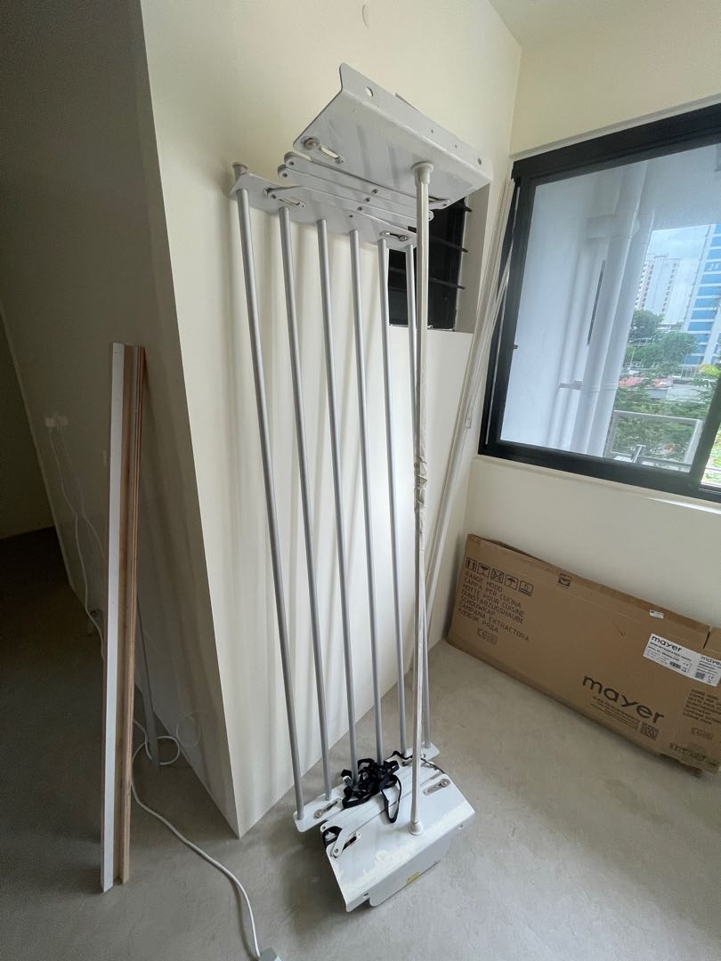 HDB BTO laundry rack, Furniture & Home Living, Bathroom & Kitchen ...