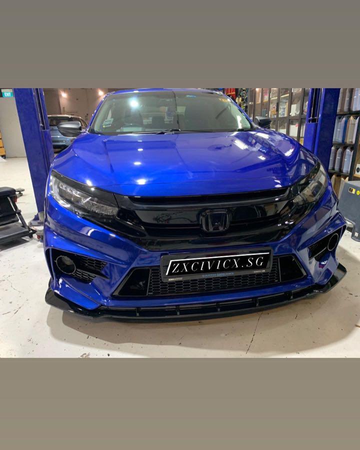Honda Civic FC type r / FC 450 front honeycomb Si grill FC1 FC5 CIVICX 10th Gen, Car Accessories ...