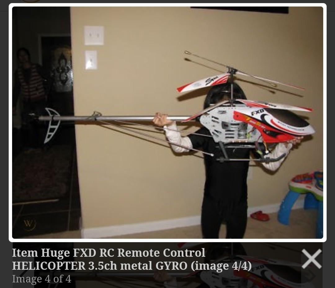 Huge FXD RC Helicopter, Hobbies & Toys, Toys & Games on Carousell