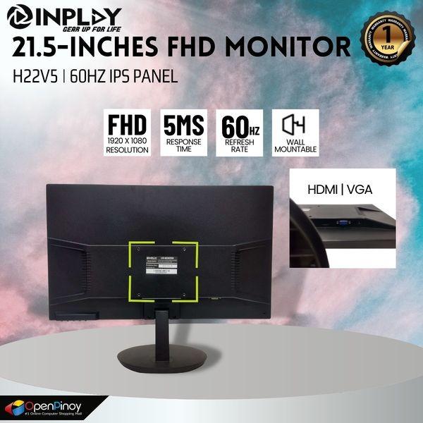 INPLAY 21.5-inches FHD Monitor H22V5 | 60HZ IPS PANEL, Computers & Tech ...