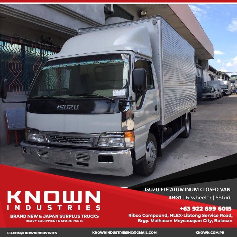 ISUZU ELF ALUMINUM CLOSED VAN 🚜 4HG1 ENGINE 🚜 6W, Special Vehicles ...