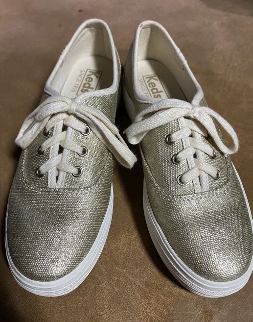 Keds Metallic Triple Decker, Women's Fashion, Footwear, Sneakers on ...
