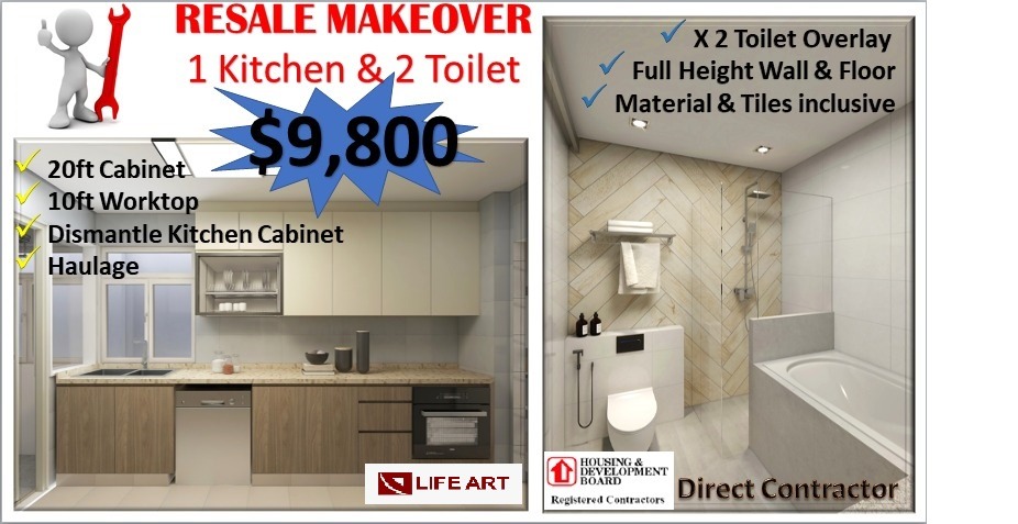 K2T , Kitchen , Toilet , Renovation Deal , Resale Renovation ...