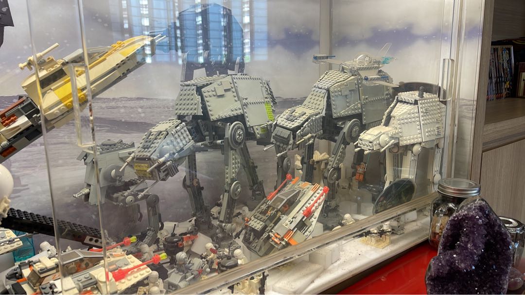 Lego Star Wars Hoth battle scene display, Hobbies & Toys, Toys & Games ...