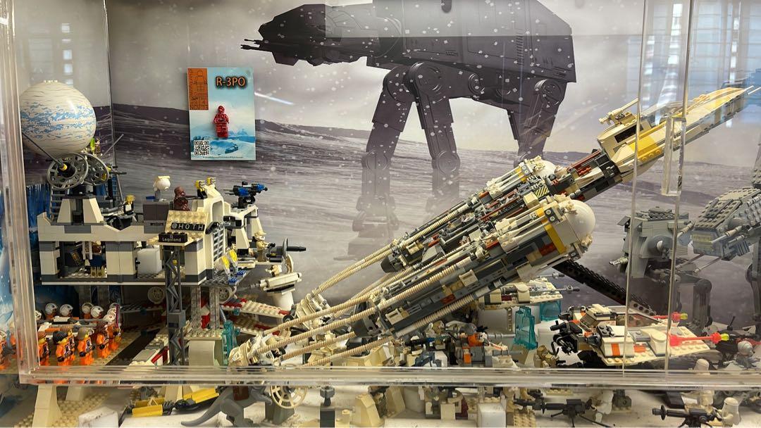 Lego Star Wars Hoth battle scene display, Hobbies & Toys, Toys & Games ...