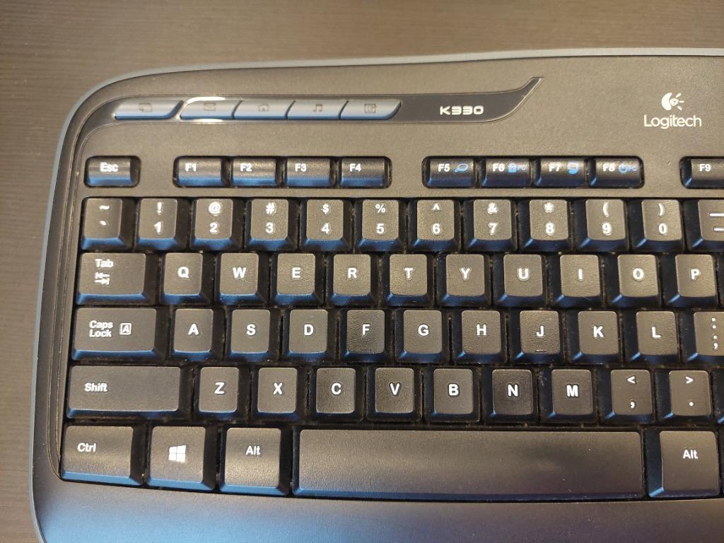 Logitech Wireless Keyboard K330 Computers And Tech Parts And Accessories