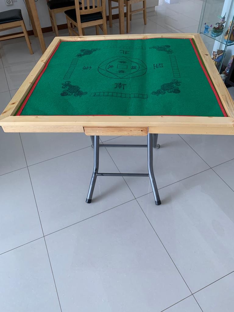 Mahjong / Card table, Furniture & Home Living, Furniture, Tables & Sets ...
