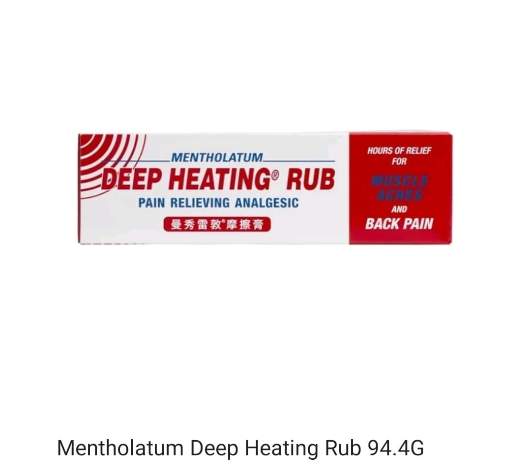 Mentholatum Deep Heating Rub, Health & Nutrition, Medical Supplies ...