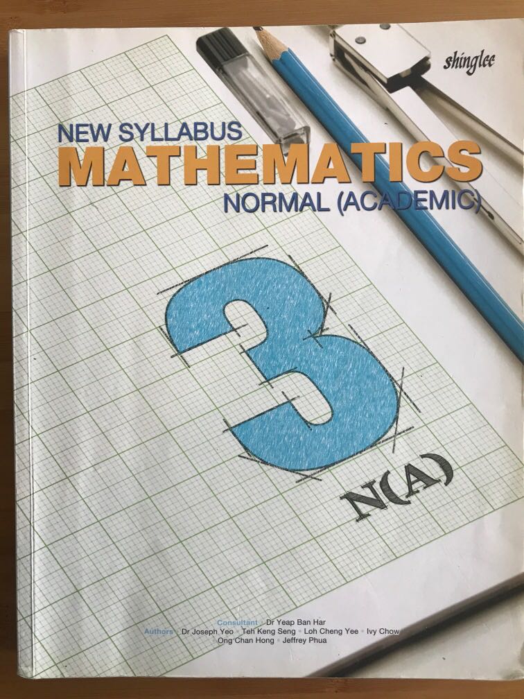 New Syllabus Mathematics Normal (Academic) Sec 3, Hobbies & Toys, Books ...