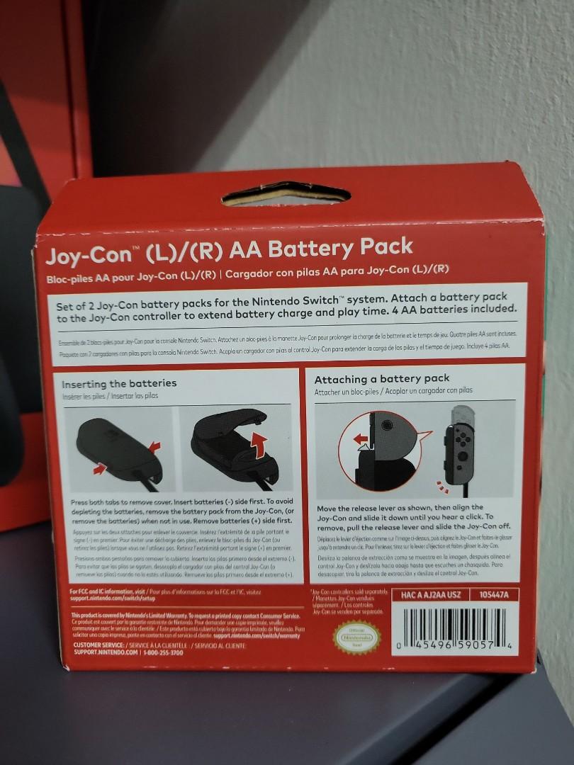 Nintendo Switch - Joycon Battery Pack, Video Gaming, Gaming Accessories ...