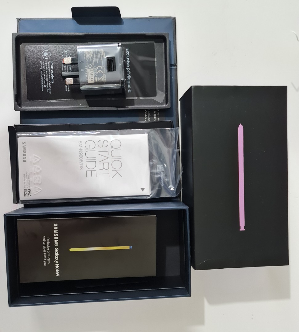 Note 9 Box and Fast charger, Mobile Phones & Gadgets, Mobile & Gadget ...