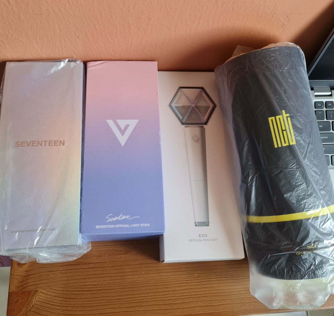 OFFICIAL LIGHTSTICK (SVT, NCT, EXO), Hobbies & Toys, Collectibles ...