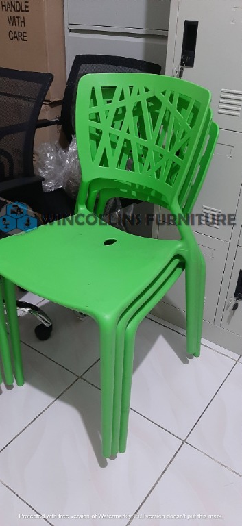 Pantry chair hard plastic stackable / chair, Furniture & Home Living ...