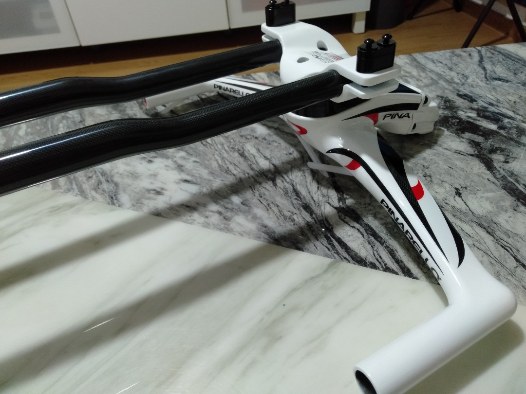 PinarelloLab TT Aero base bar integrated Stem 105mm, Sports Equipment ...