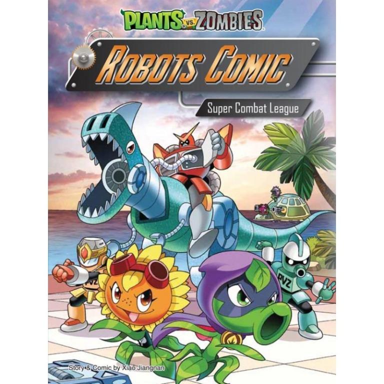 PLANTS VS ZOMBIES Dinosaur and Robots English comic Book / Science ...