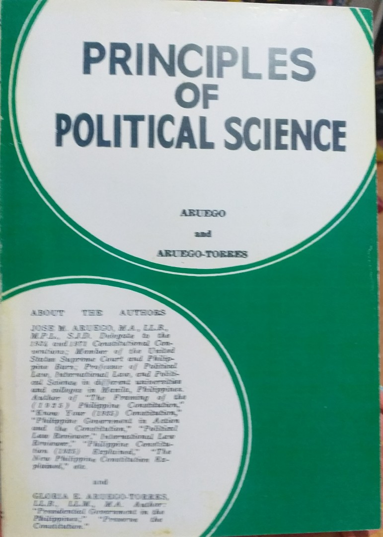 PRINCIPLES OF POLITICAL SCIENCE photocopy, Hobbies & Toys, Books ...