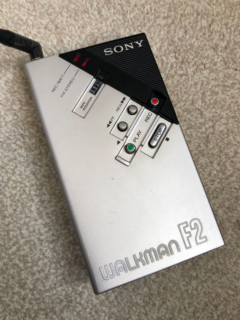 Rare vintage Sony Walkman WM-F2 WM-2 + FM AM Radio & recording cassette ...