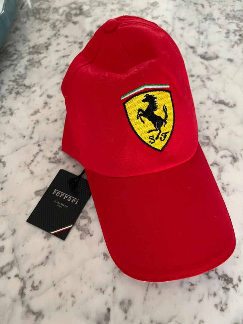 Red Hot Ferrari Cap (must have for loyal Ferrari fans), Men's Fashion ...