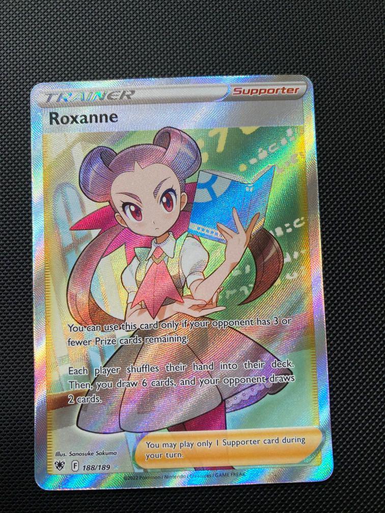Roxanne full art ultra rare 188/189 astral radiance Pokémon card ...