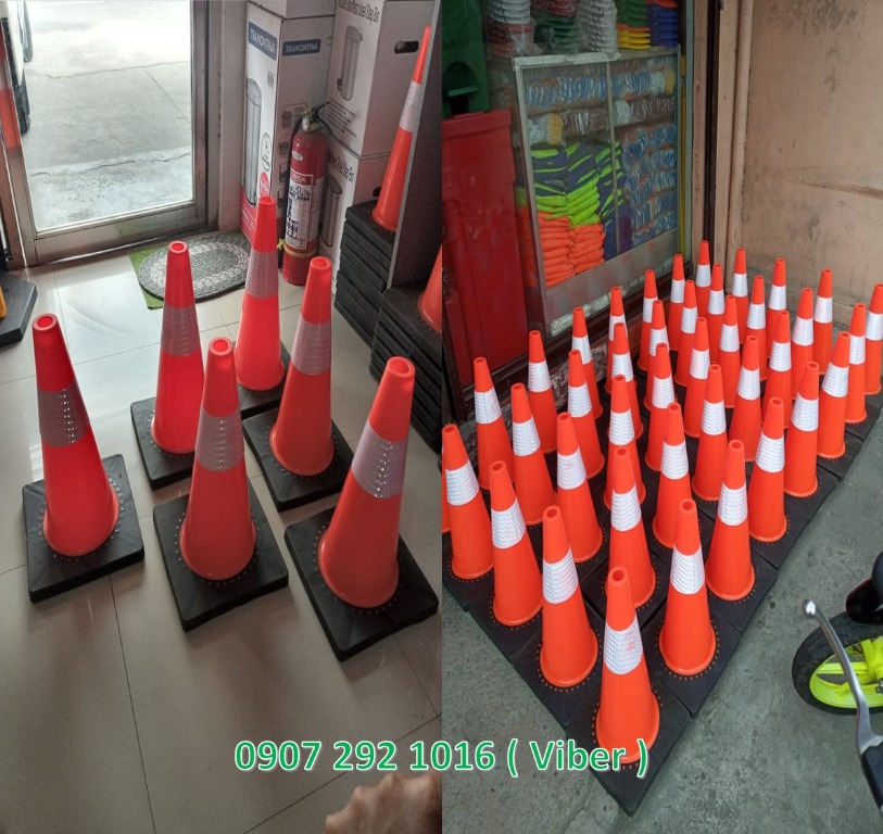 Rubberized traffic cone 18inches 26, Commercial & Industrial ...