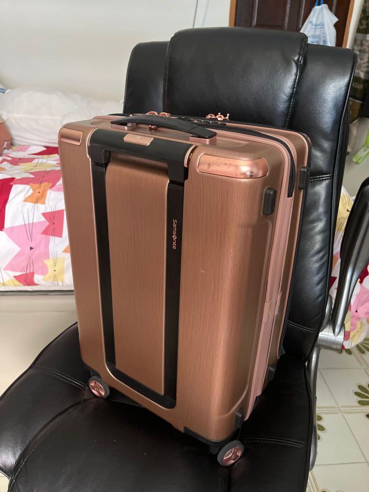 Samsonite Rose Gold Luggage, Hobbies & Toys, Travel, Luggage on Carousell