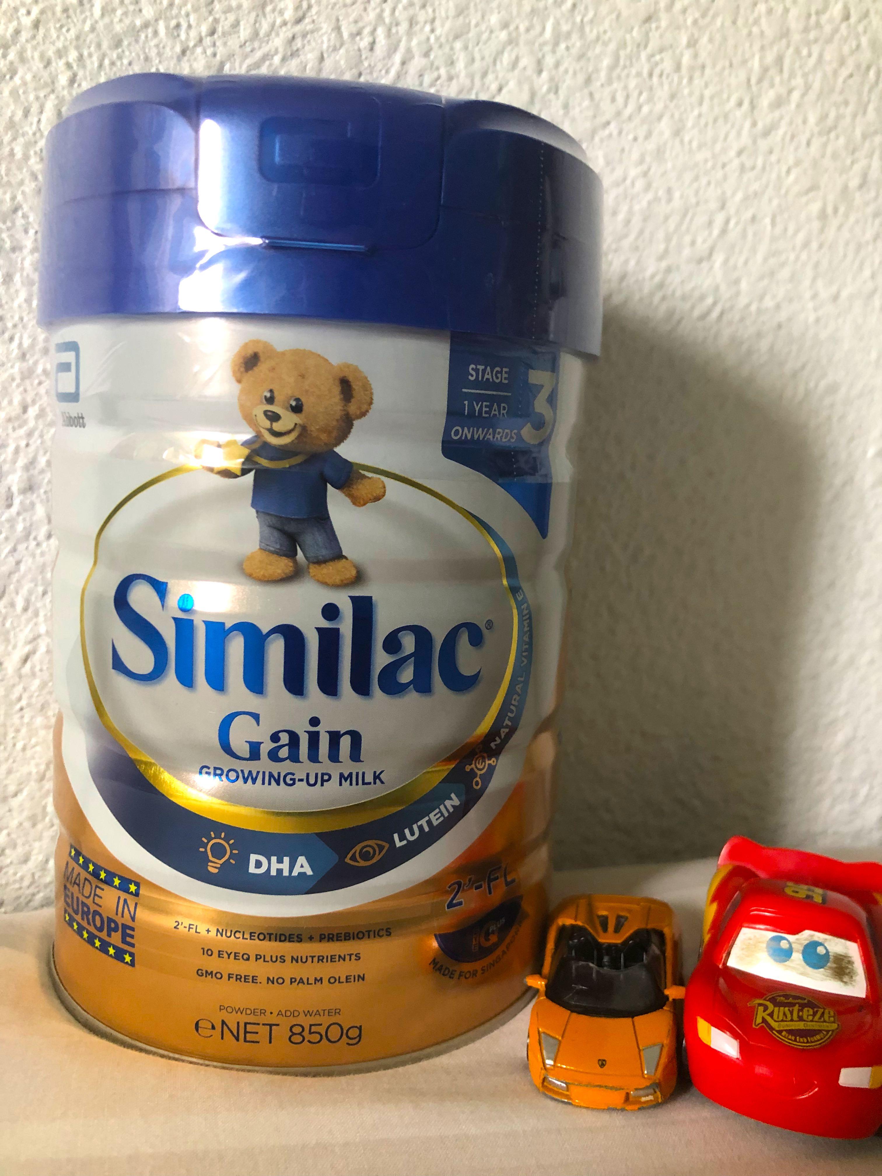 SG Similac Gain stage 3 (850g) Expiry date: Oct/2023, Babies & Kids ...