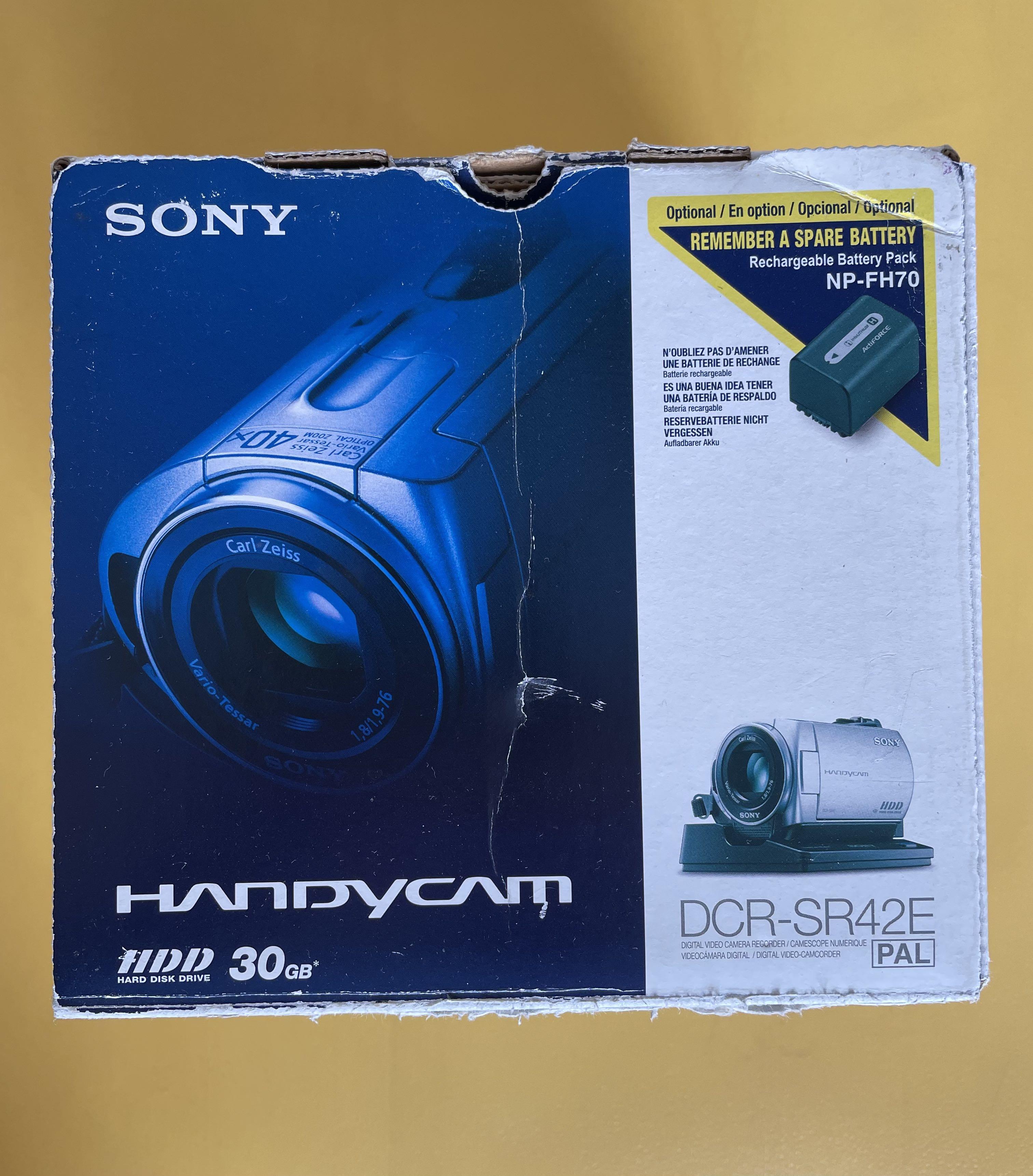 Sony Handycam DCR-SR42E, Photography, Video Cameras on Carousell