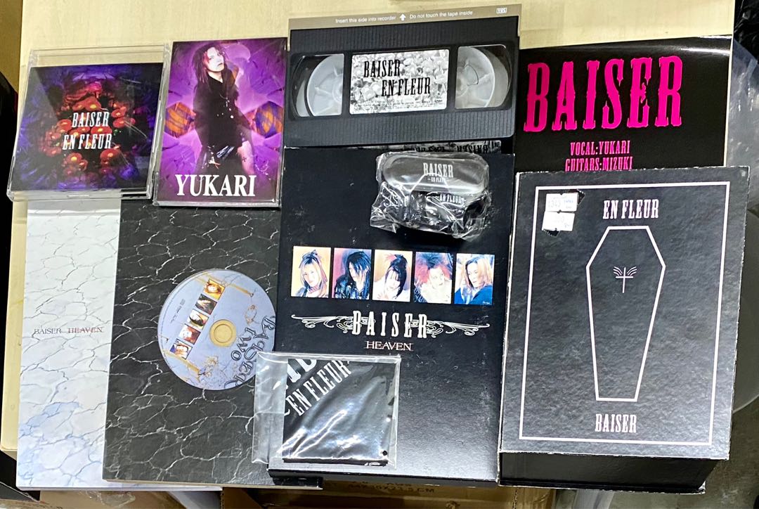 T4963LIU JAPAN 日本 VISUAL BAND BAISER - EN FLEUR 及 HEAVEN 2 SET, 興趣及遊戲 ...